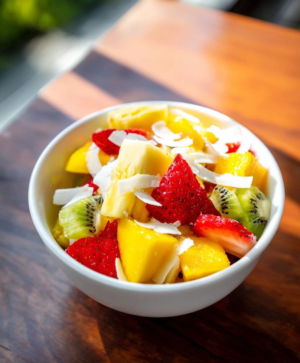 Tropical Fruit Salad with Coconut – Easy Recipe | Fresh